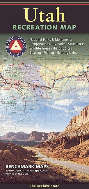 Benchmark Utah Recreation Map, (Paperback) - Walmart.com