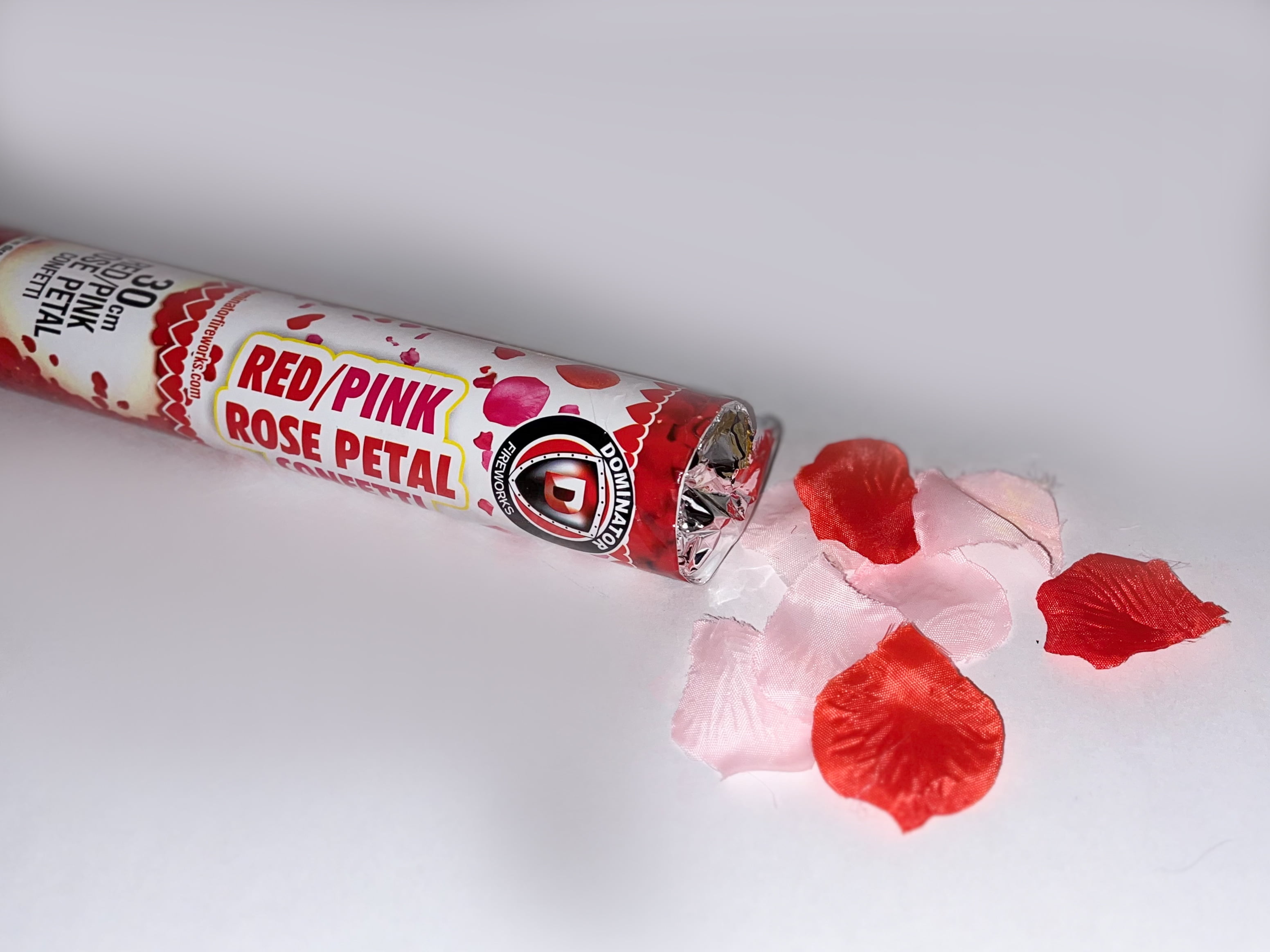 Utah Sparklers Red and Pink Rose Petal Confetti Cannon-Party Popper ...