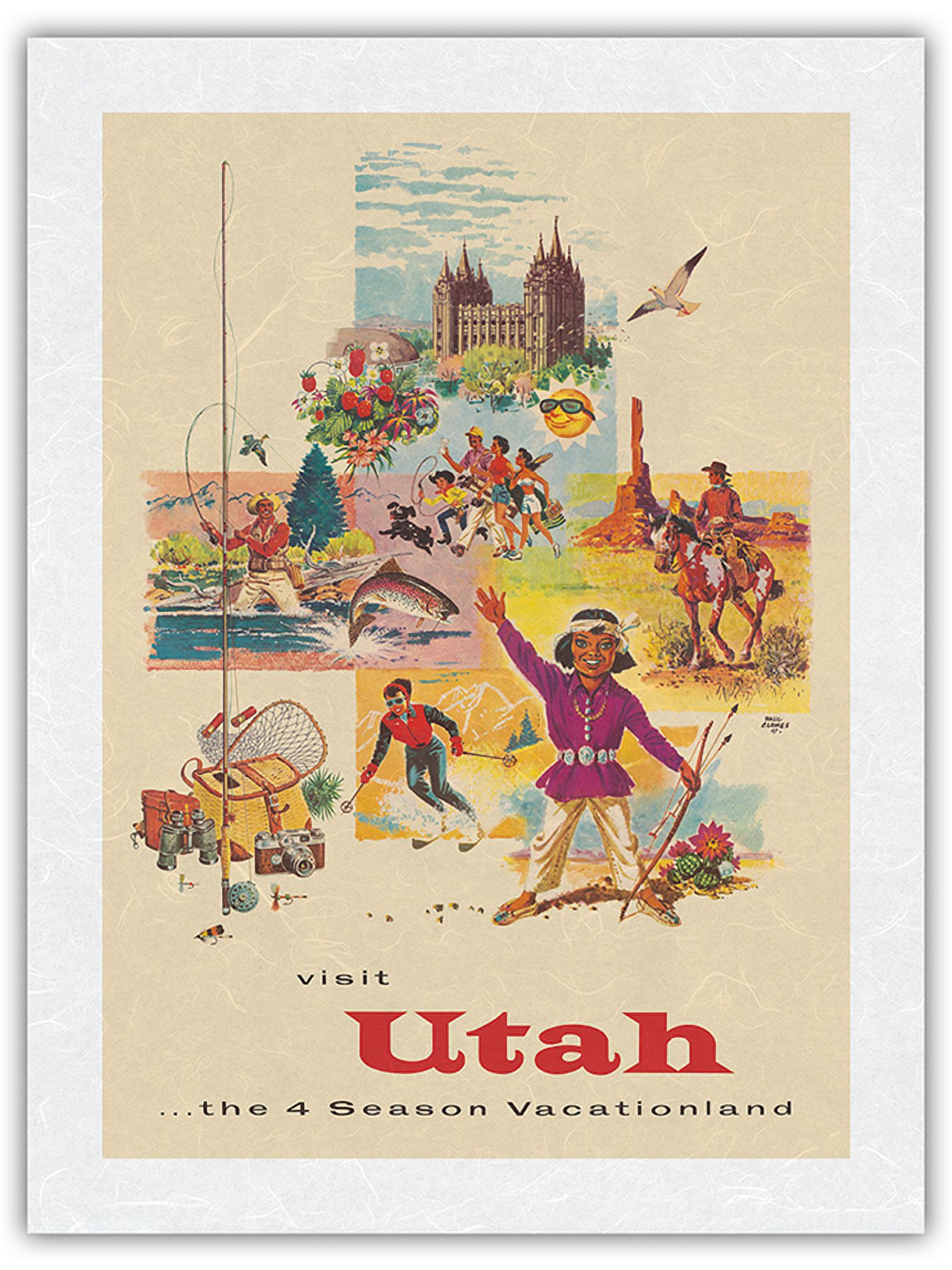 Utah - The 4 Season Vacationland - Salt Lake Temple The Needle ...