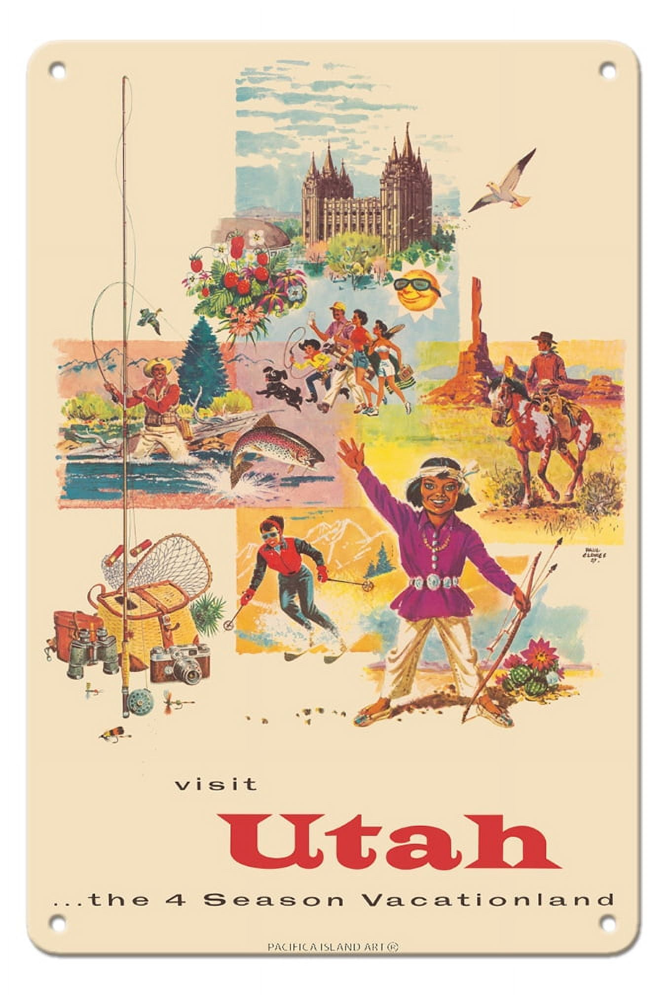 Utah - The 4 Season Vacationland - Salt Lake Temple The Needle ...