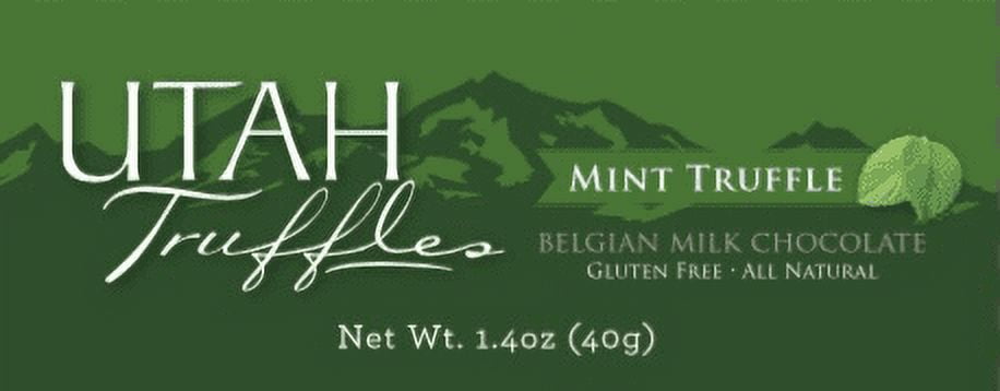 Utah Truffles Mint Chocolate Bar, 1.4 Oz. (Pack of 48) - Walmart.com