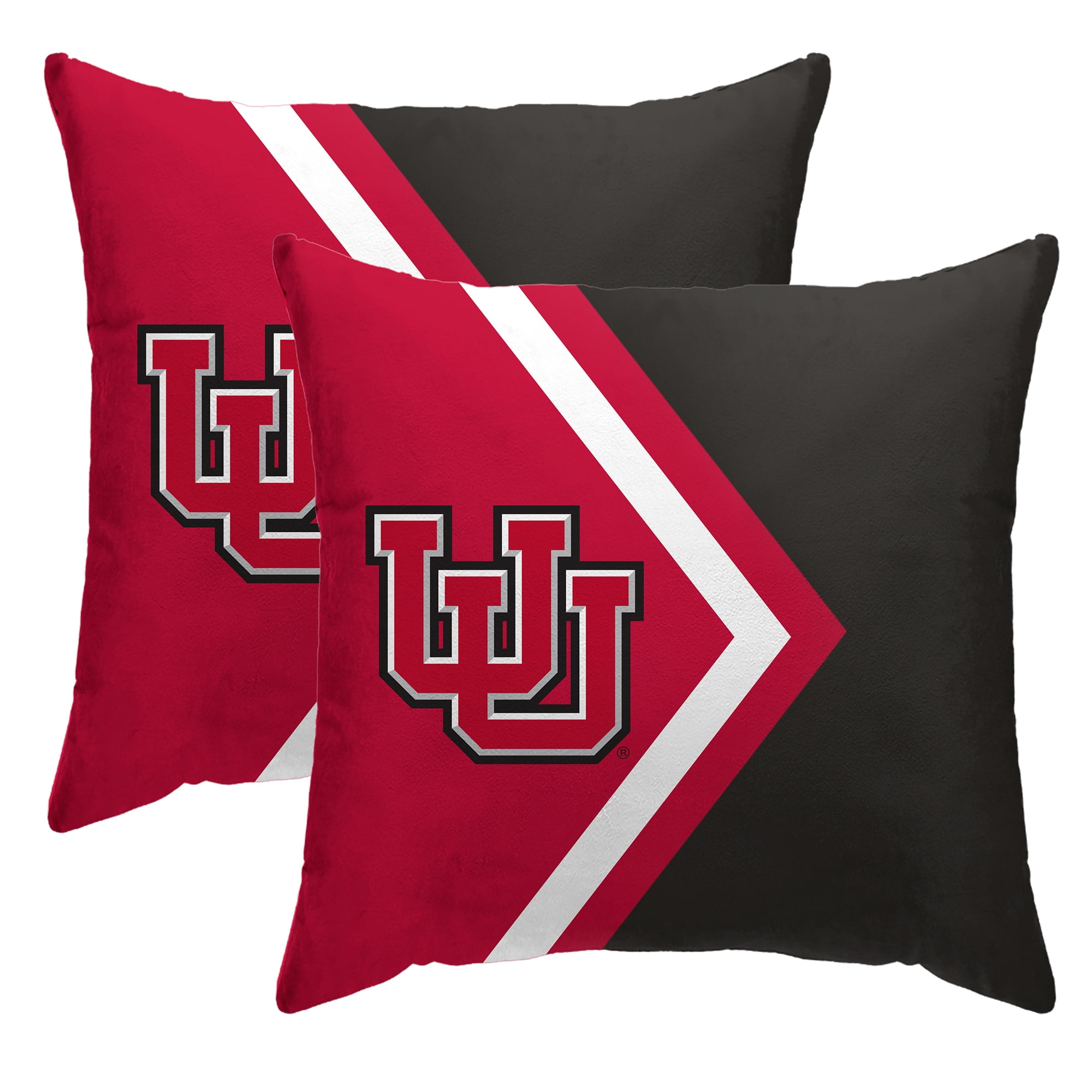Utah Utes 16'' x 16'' Side Arrow Poly Span Decor Pillows 2-Pack ...