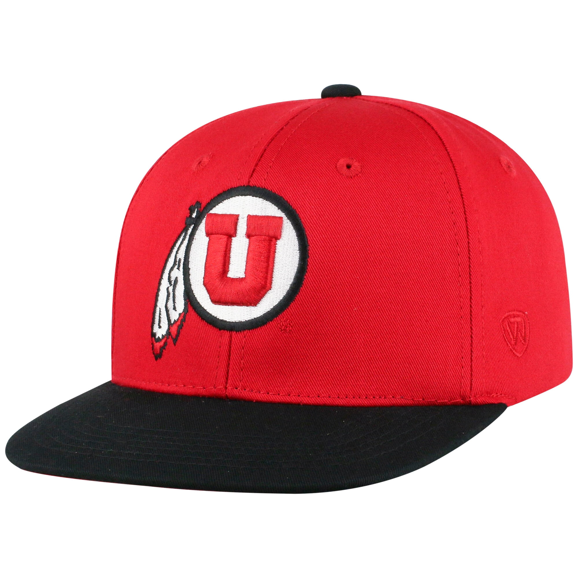Youth Top of the World Red Utah Utes Victory Maverick Snapback Hat ...