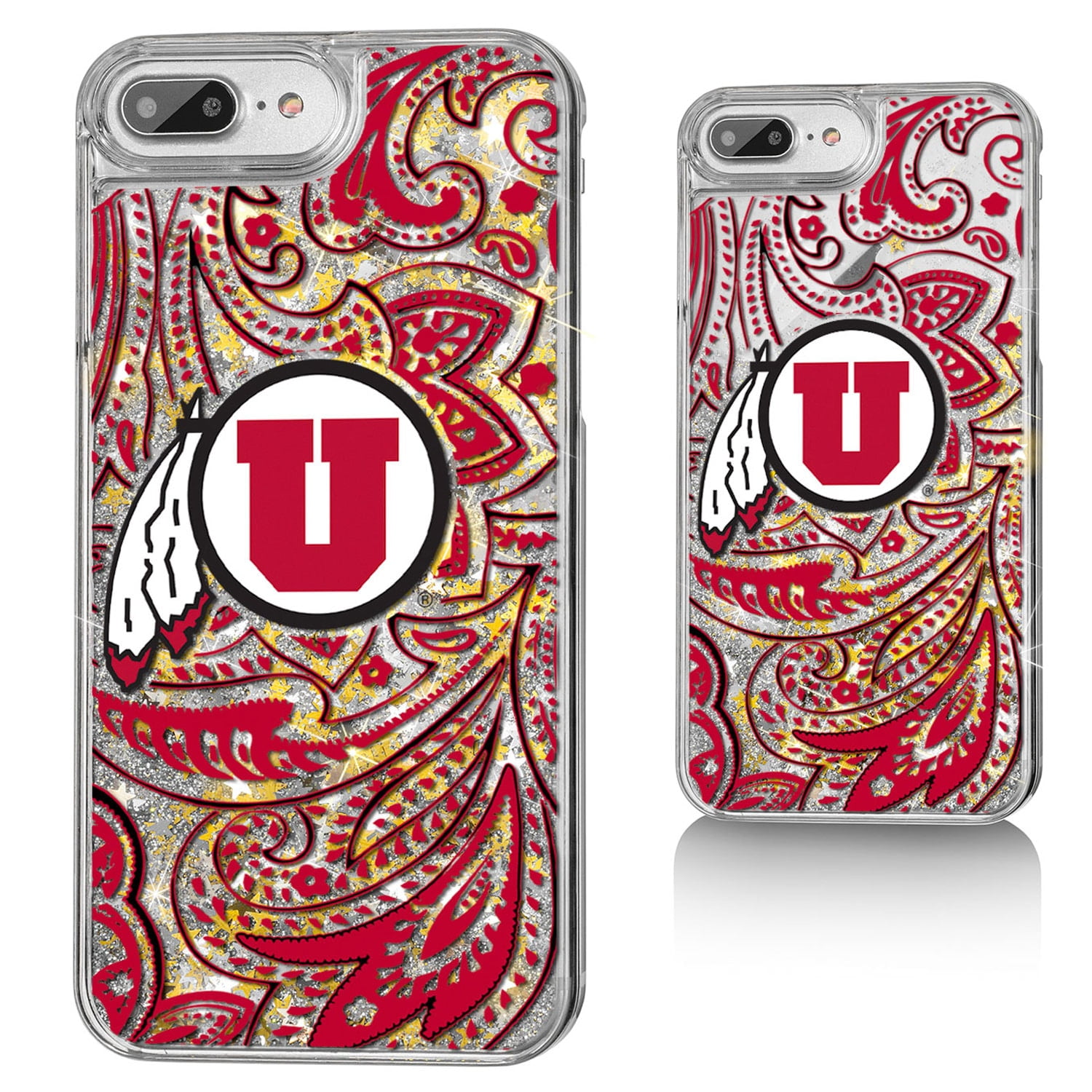 Utah Utes iPhone Glitter Paisley Design Case - Walmart.com