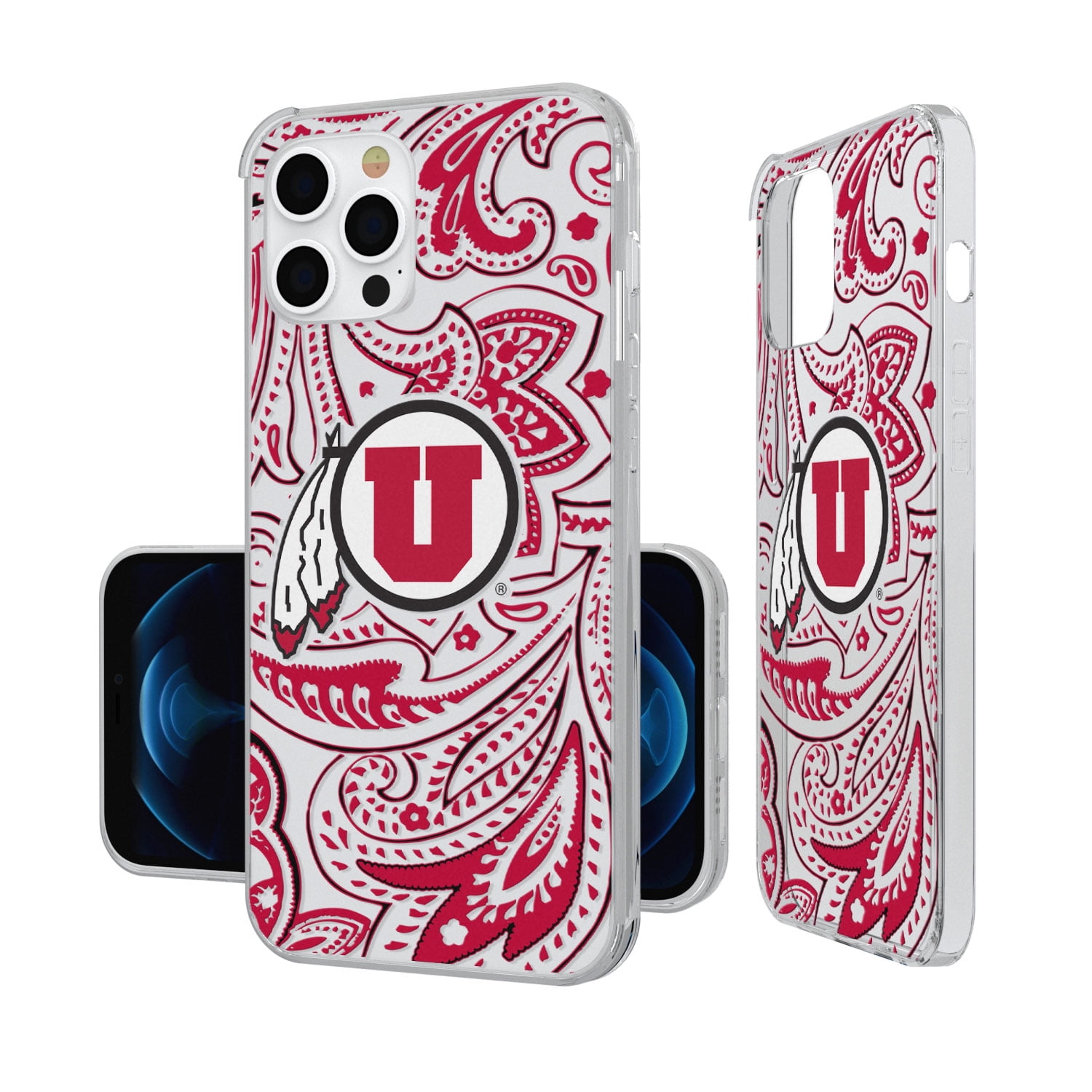 Utah Utes iPhone Paisley Design Clear Case - Walmart.com
