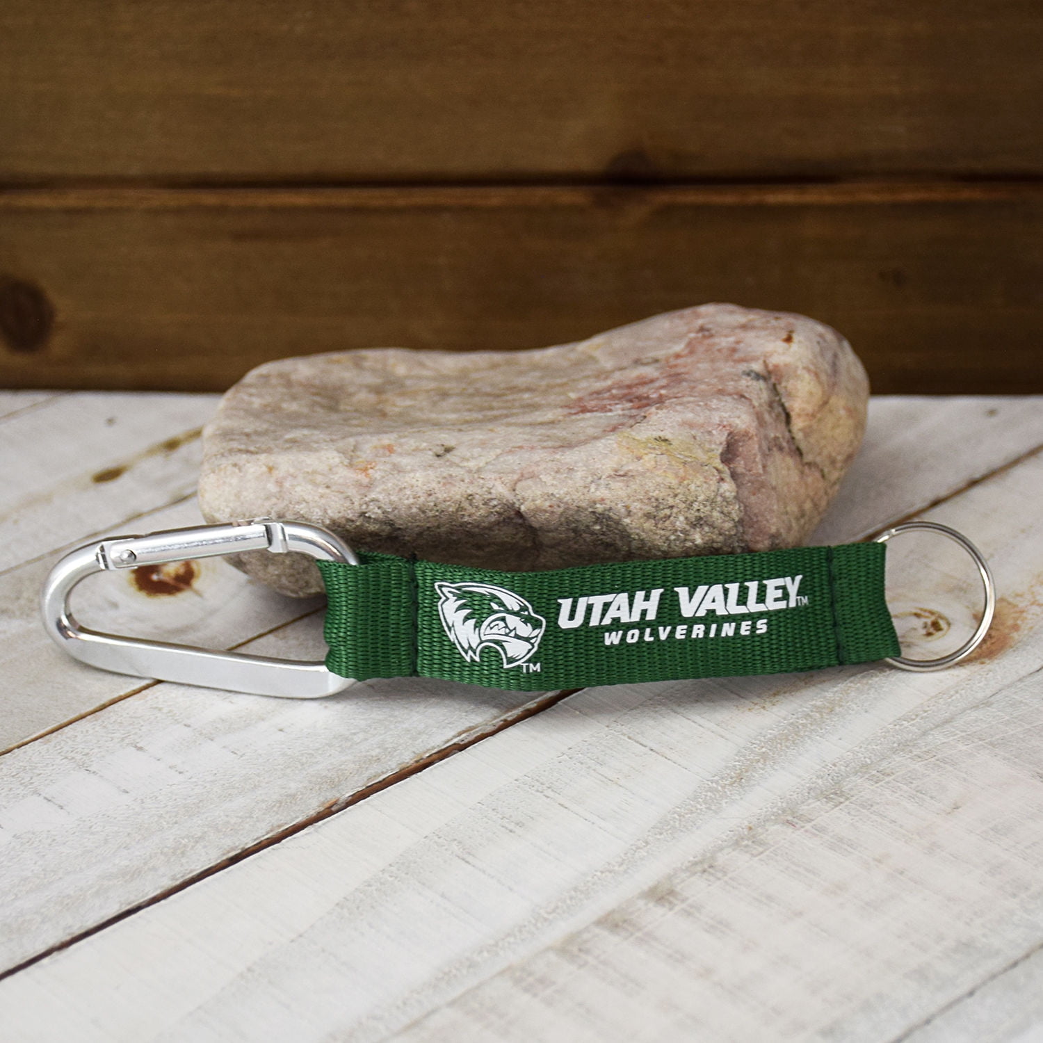 Fan Frenzy Gifts Utah Valley University UVU Wolverines Lanyard key tag ...