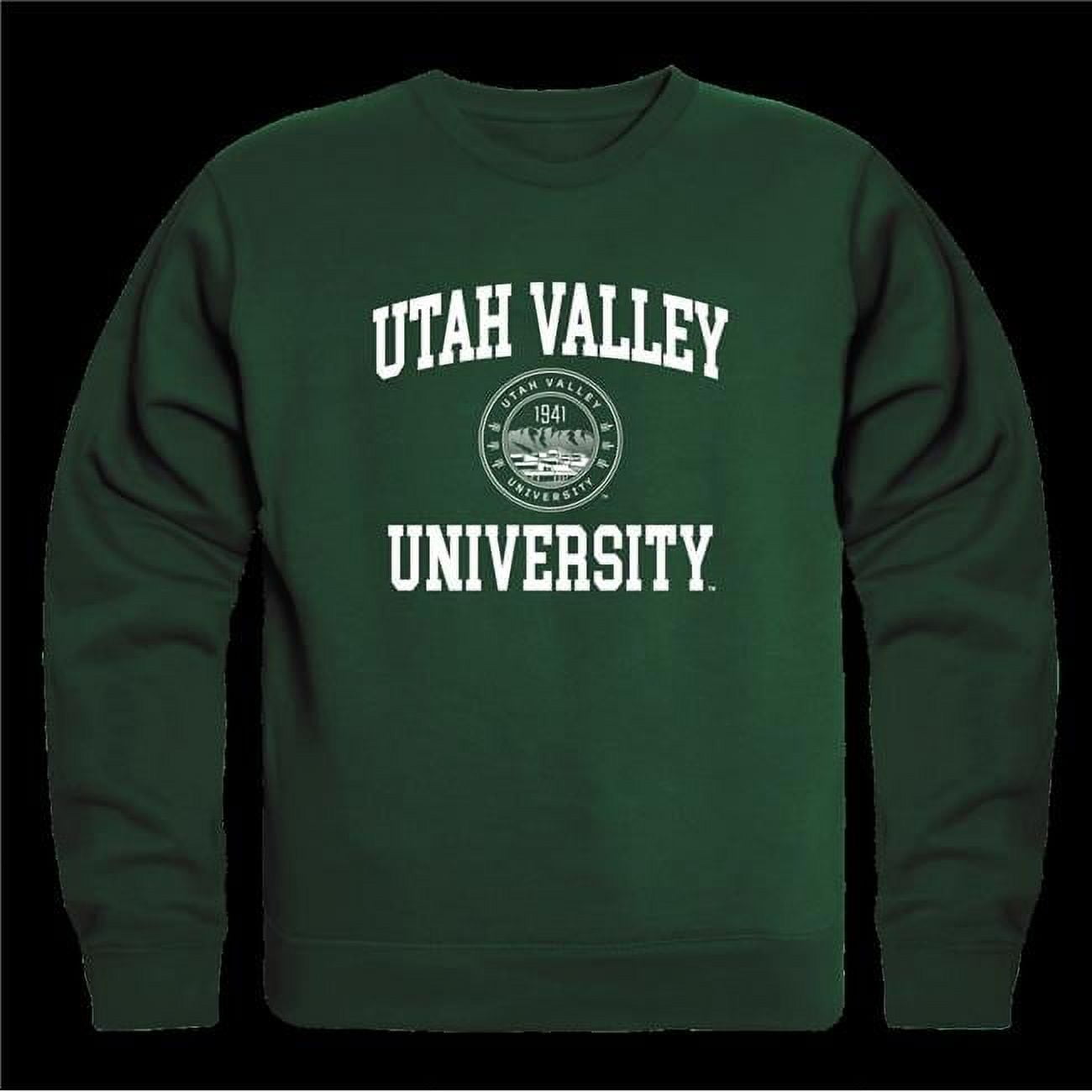 Utah Valley University Wolverines Seal Crewneck Sweatshirt, Forest Green - Large - Walmart.com