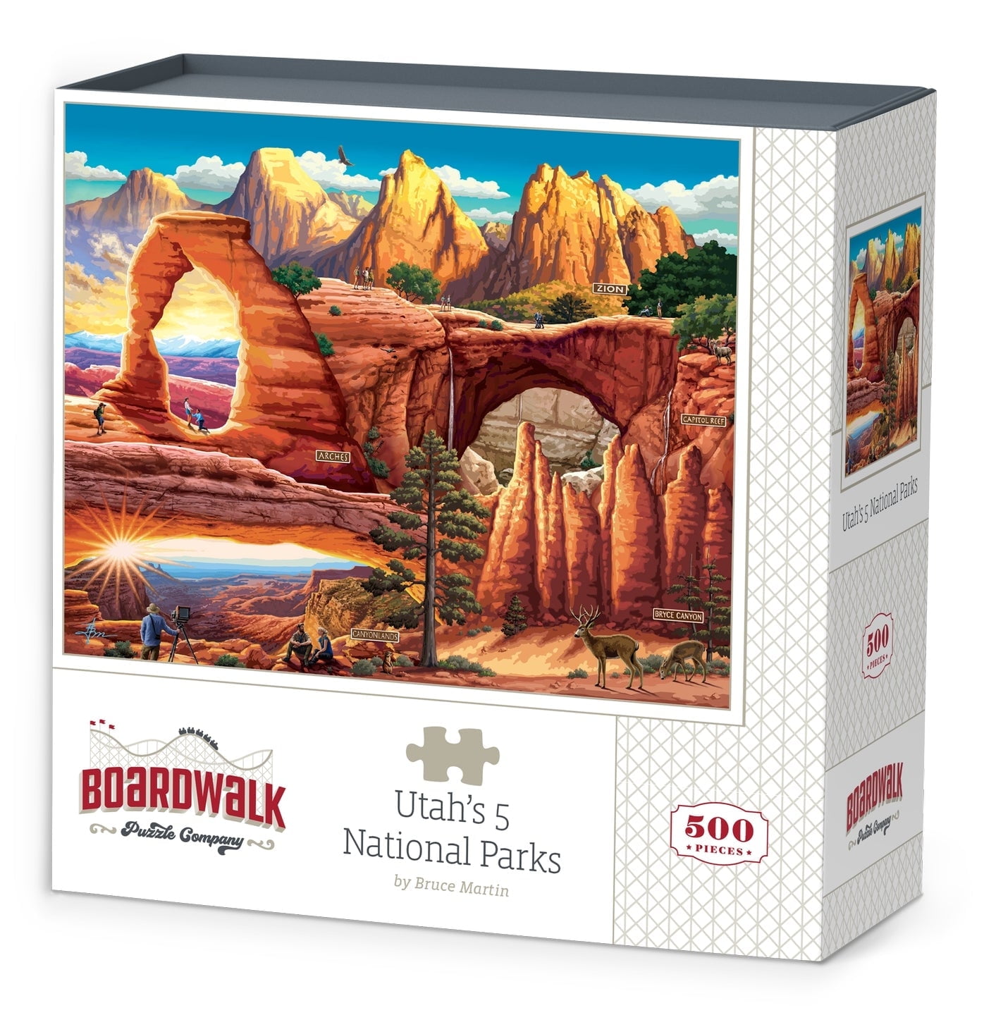 Utah's 5 National Parks - 500 Piece Boardwalk Jigsaw Puzzle - Walmart.com