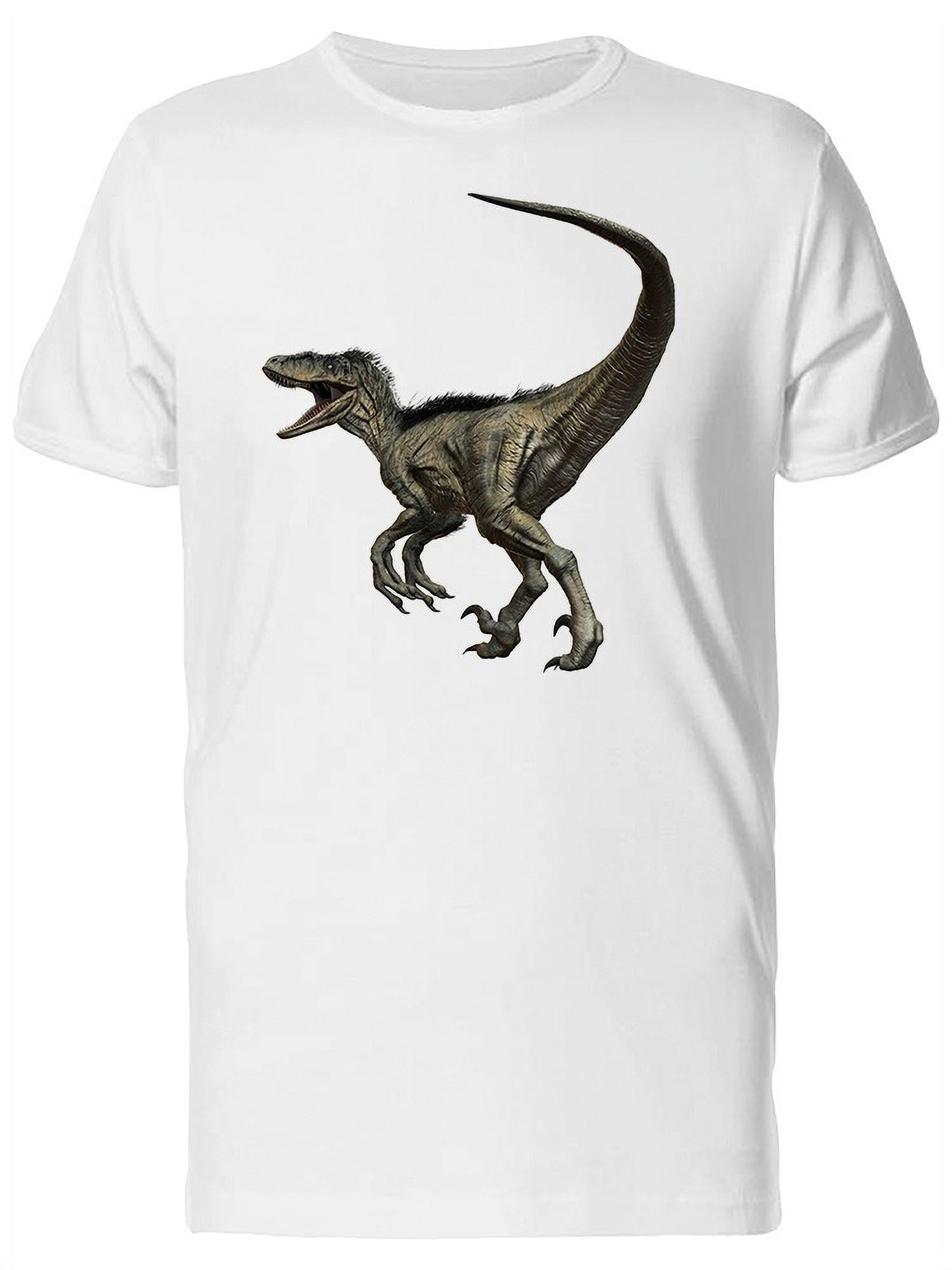 Utahraptor 3d Render On Isolated White . T-Shirt Men -Image by ...