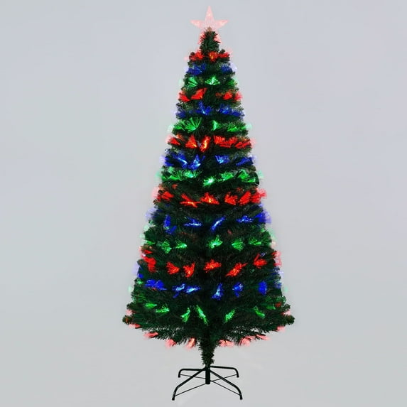 Uten 4Ft Artificial Christmas Tree with RGB Color Changing LED Lights ...