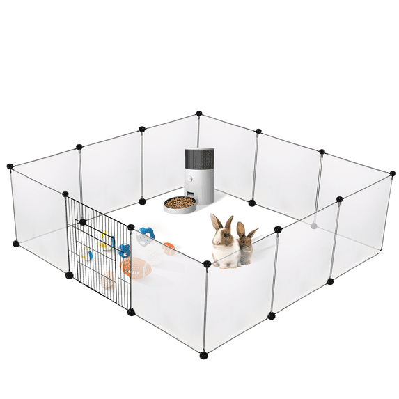 Uten DIY Small Animal Plastic Fence, Wire Door, Suitable For Rabbits ...