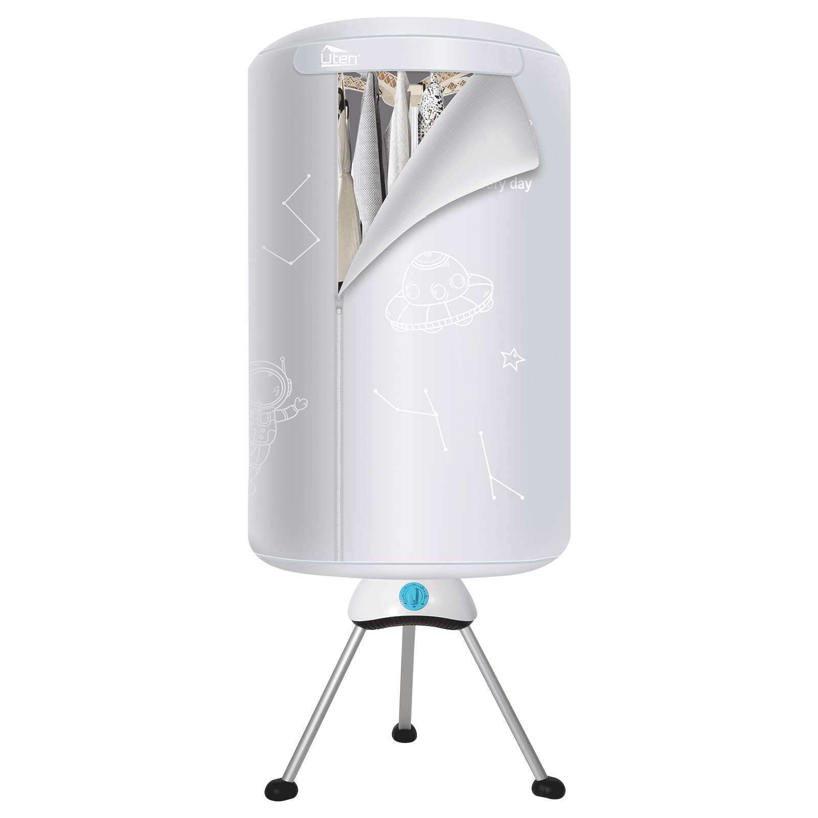 Uten Portable Clothes Dryer Electric Laundry Dryer Machine Foldable ...