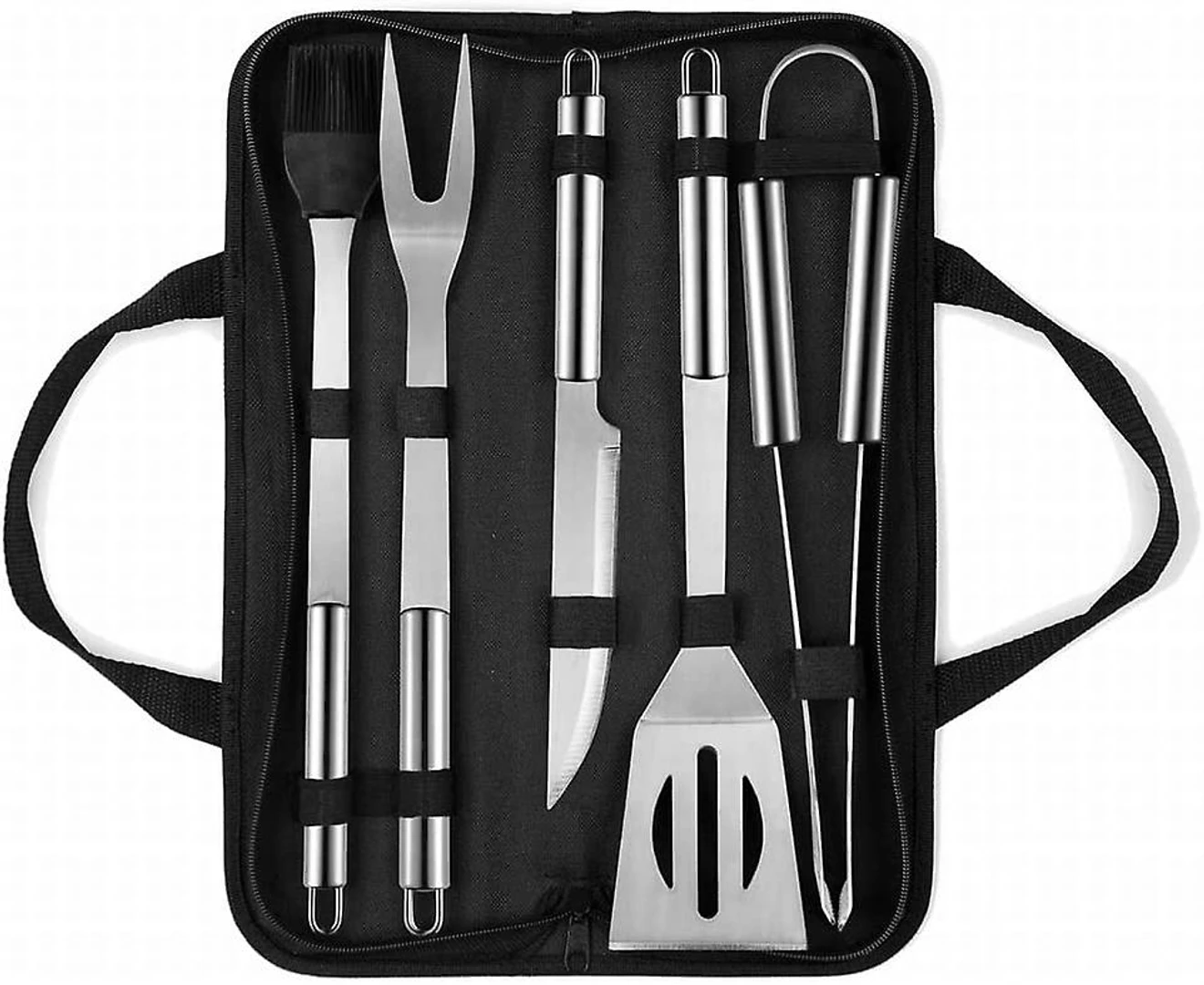 Utensil Bbq Barbecue Tool Set 5 Pieces Stainless Steel Grill ...