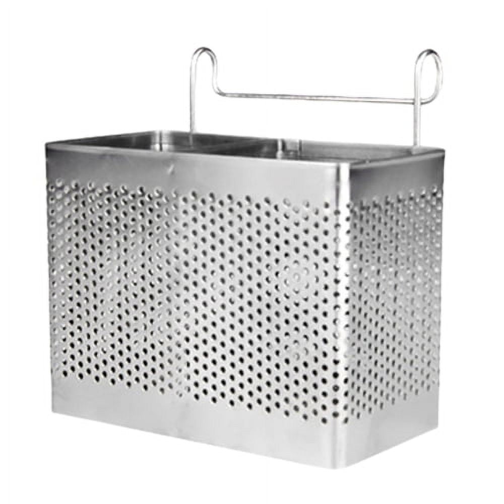 Stainless Steel Utensil Drying Rack, Chopstick Holder with Hooks, Space ...