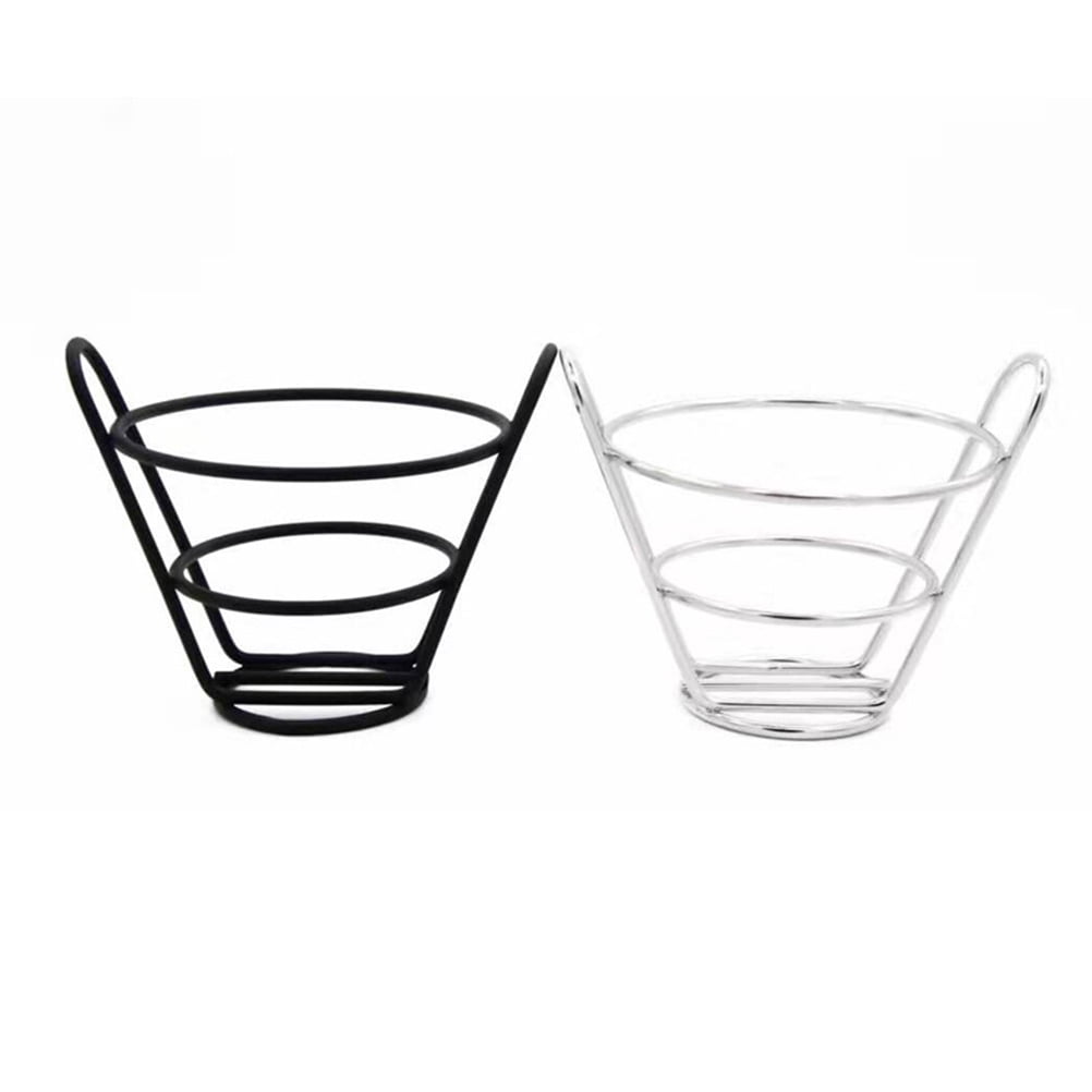 LABSERRON Black Square Fries Rack for Restaurant 1Pcs 4.5 x 4.5 x 4.3in ...