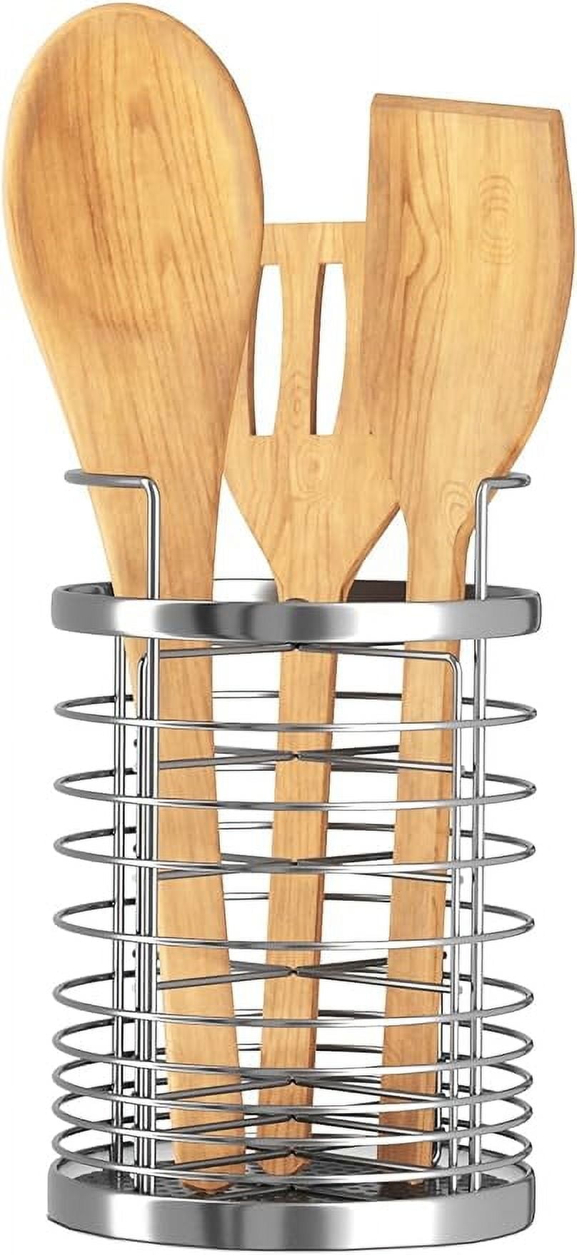 Utensil Holder for Kitchen Countertop, Stainless Steel Kitchen ...