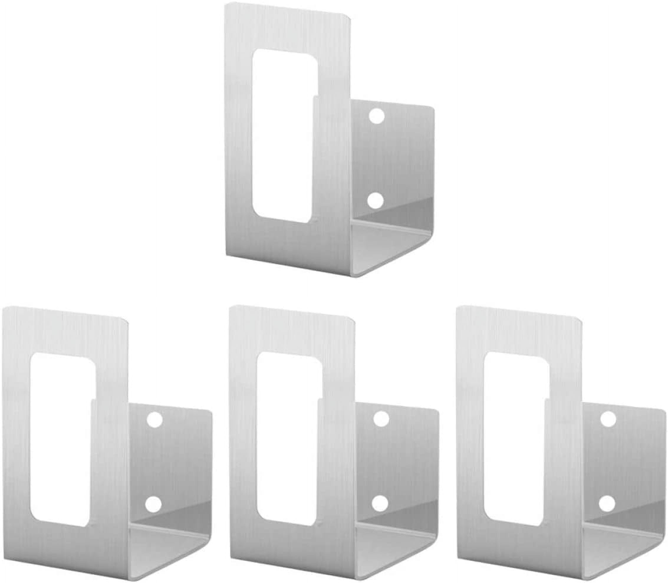 Utensil Holder Pot Lid Holder Cabinet Door 4pcs Wall Mounted Wall ...