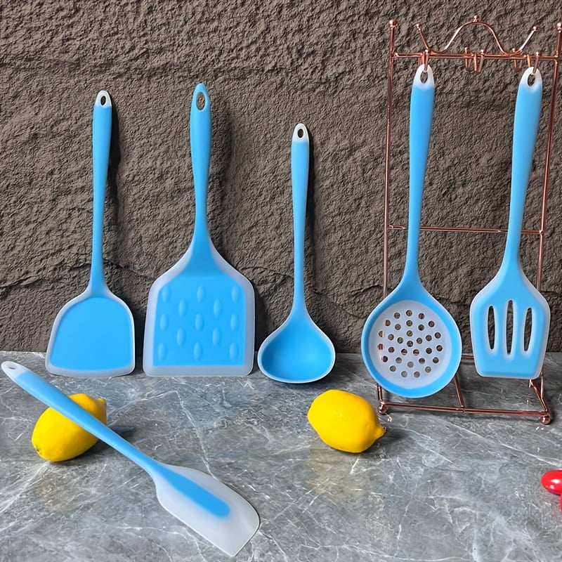 Utensil Sets Novel High-temperature Resistant Silicone Kitchen Cooking ...
