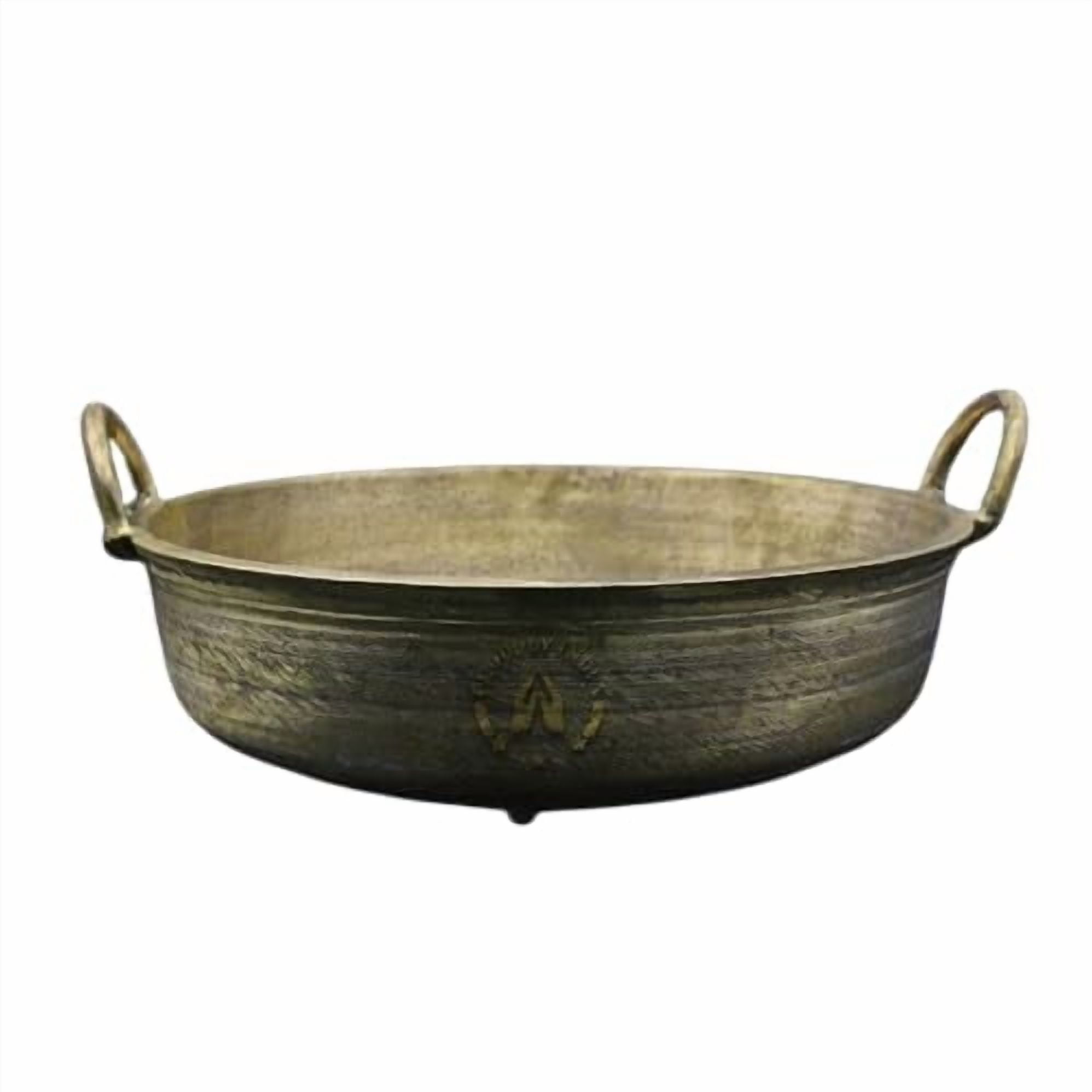 Utensils 12-Inch Kerala Bronze Kadai Uruli, Handmade Cooking Pot ...