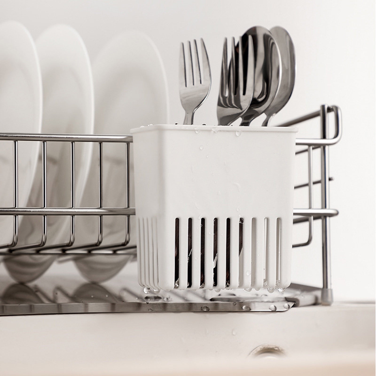Utensils Holder | Cutlery Drying Rack Holder | Kitchen Draining Rack ...