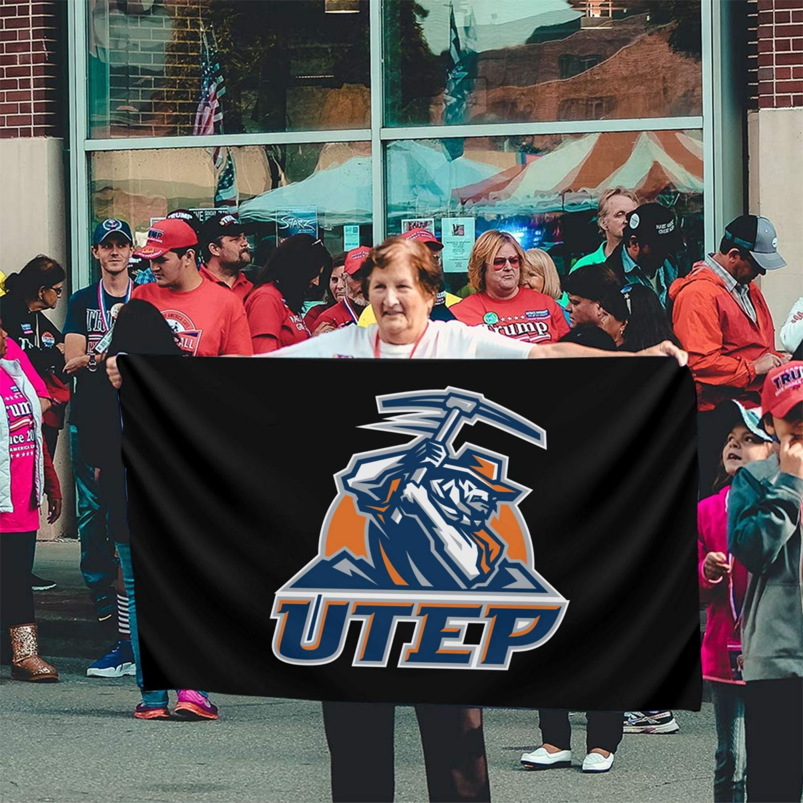 Utep Miners Banner Breeze Flag Outdoor Flags Home Flag Garden Flag 3 'X ...
