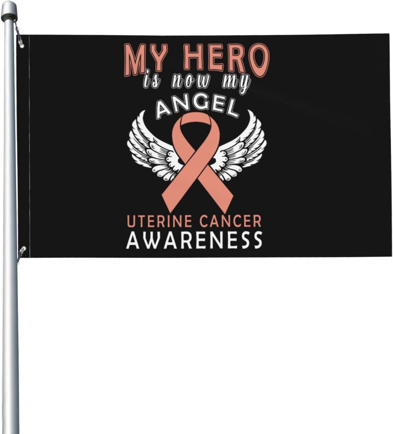 Uterine Cancer Awareness Flag 3x5 Ft Banner Poster Decorative Backdrop ...