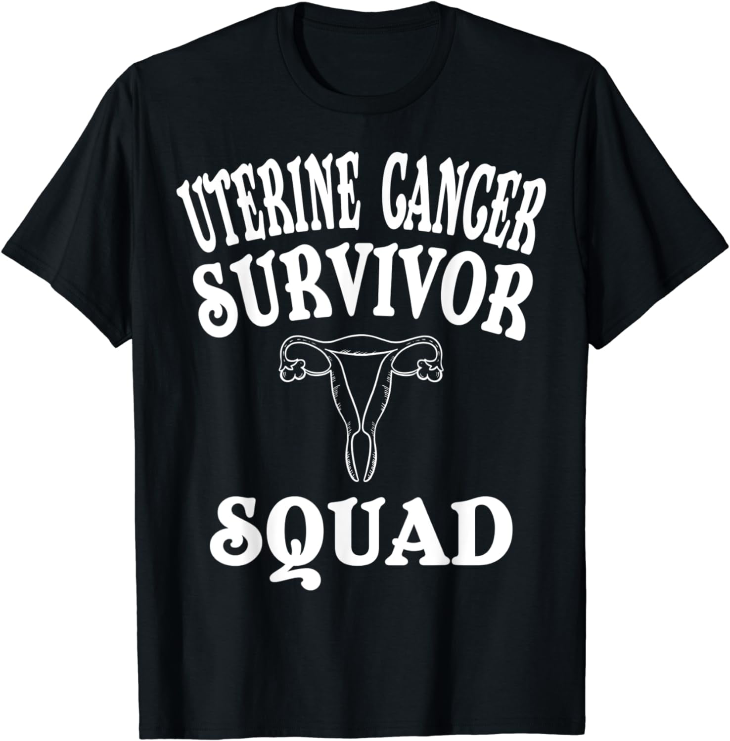 Uterine Cancer Survivor Apparel - Great Survivors Design T-Shirt ...
