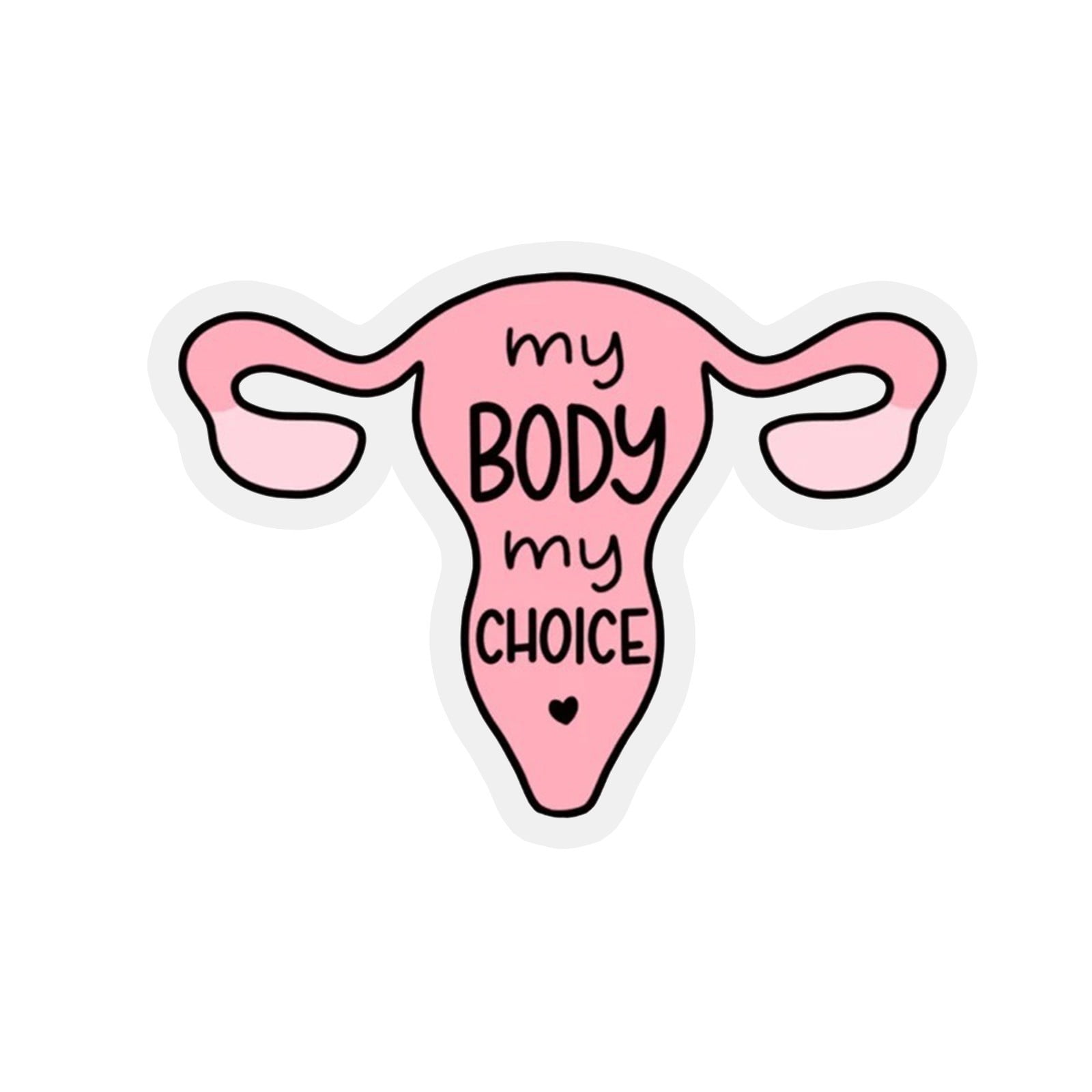 (Uterus) - Die Cut Vinyl Decal For Windows, Cars, Trucks, Laptops, Etc ...