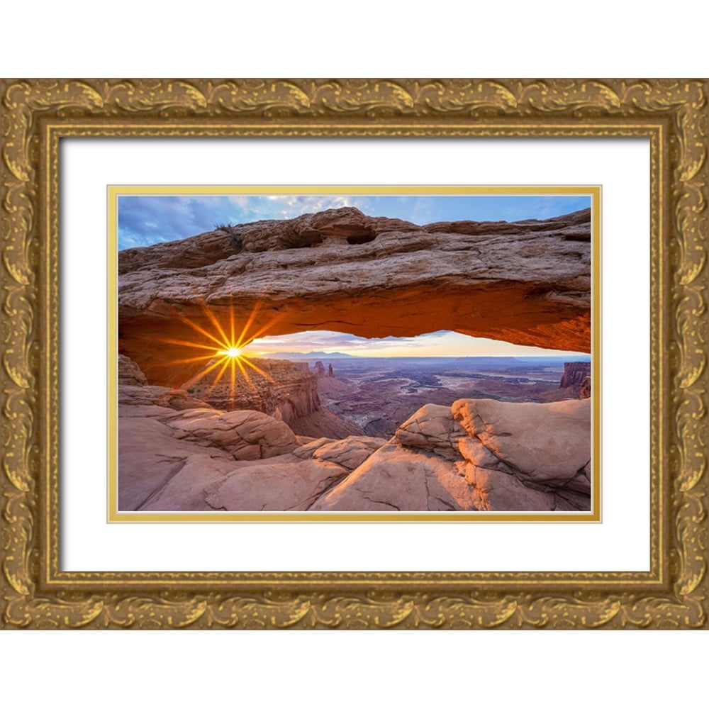 Uthaiah, Dheeraj 14x11 Gold Ornate Wood Framed with Double Matting Museum Art Print Titled ...