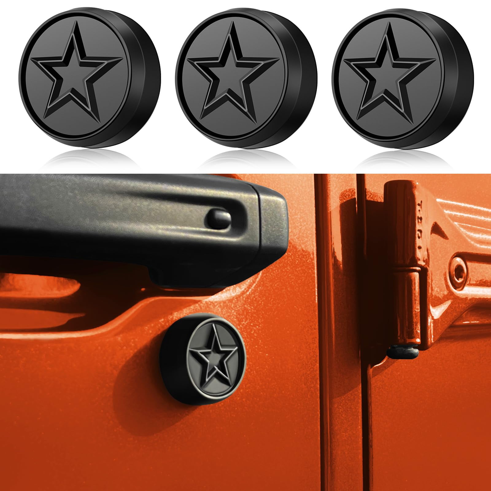 Utiiy Keyhole Covers for IFF17 2018-2024 Jeep Wrangler JL JLU 4XE ...