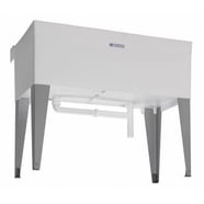 Mustee 17F Utilatub Laundry Tub 23.5" x 23", Floor Mount, White ...