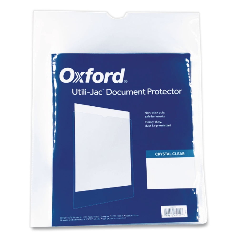 Utili-Jac Heavy-Duty Clear Plastic Envelopes, 5 X 8, 50/box - Walmart.com