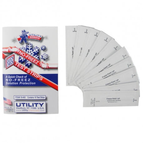 Utility Anti-Freeze Test Kit, 10 strips - Walmart Business Supplies