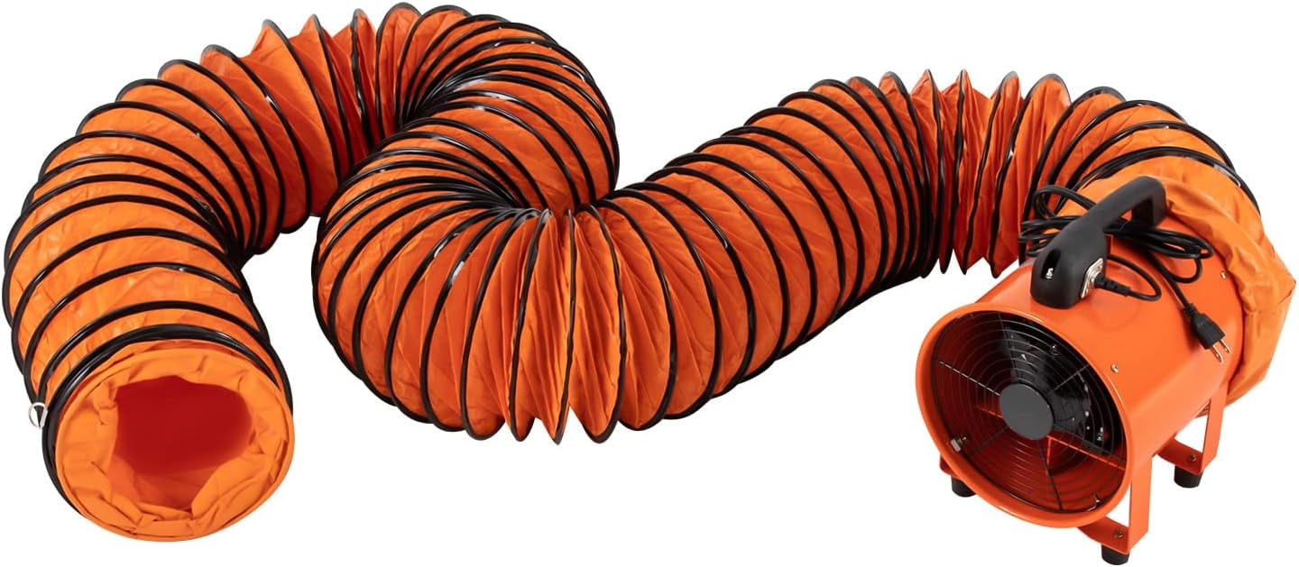 Utility Blower, 320W 1518 CFM High Velocity Portable Ventilator,Low ...