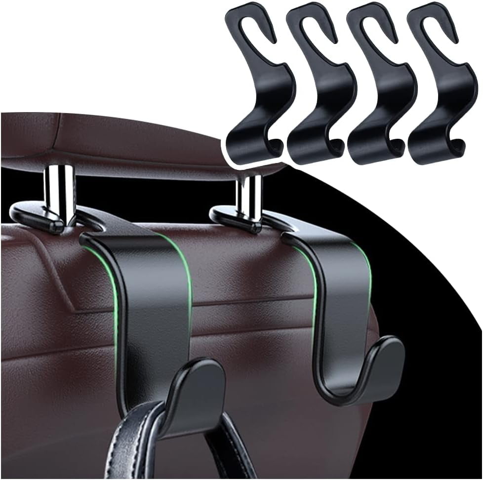 Utility Car Headrest Hidden Hook 33lb(Max) Car Hooks for Purses and ...