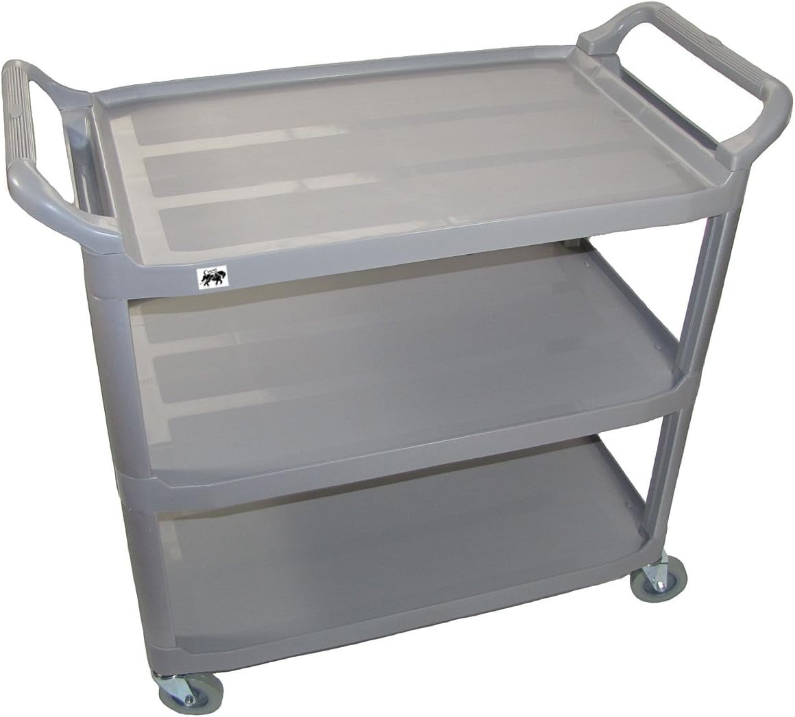 Utility Cart, Serving and Kitchen Food Service Cart, 3 Tier Heavy Duty ...