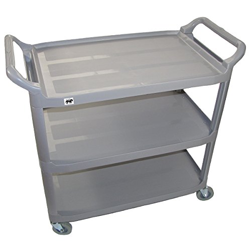 Utility Cart, Serving and Kitchen Food Service Cart, 3 Tier Heavy Duty ...
