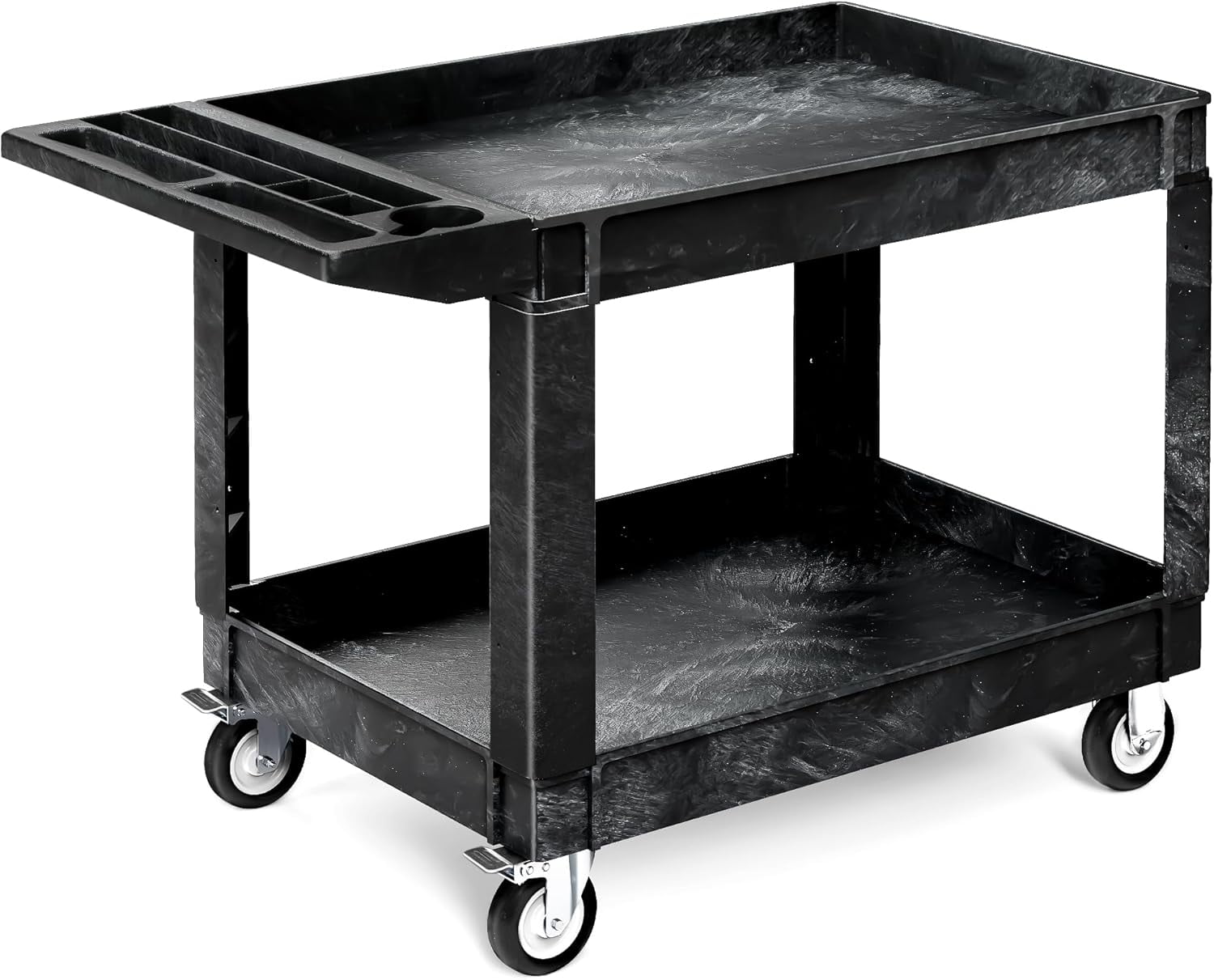 Utility Cart on Wheels, 550 lbs Capacity, 45 x 25 Inch Rolling Work ...