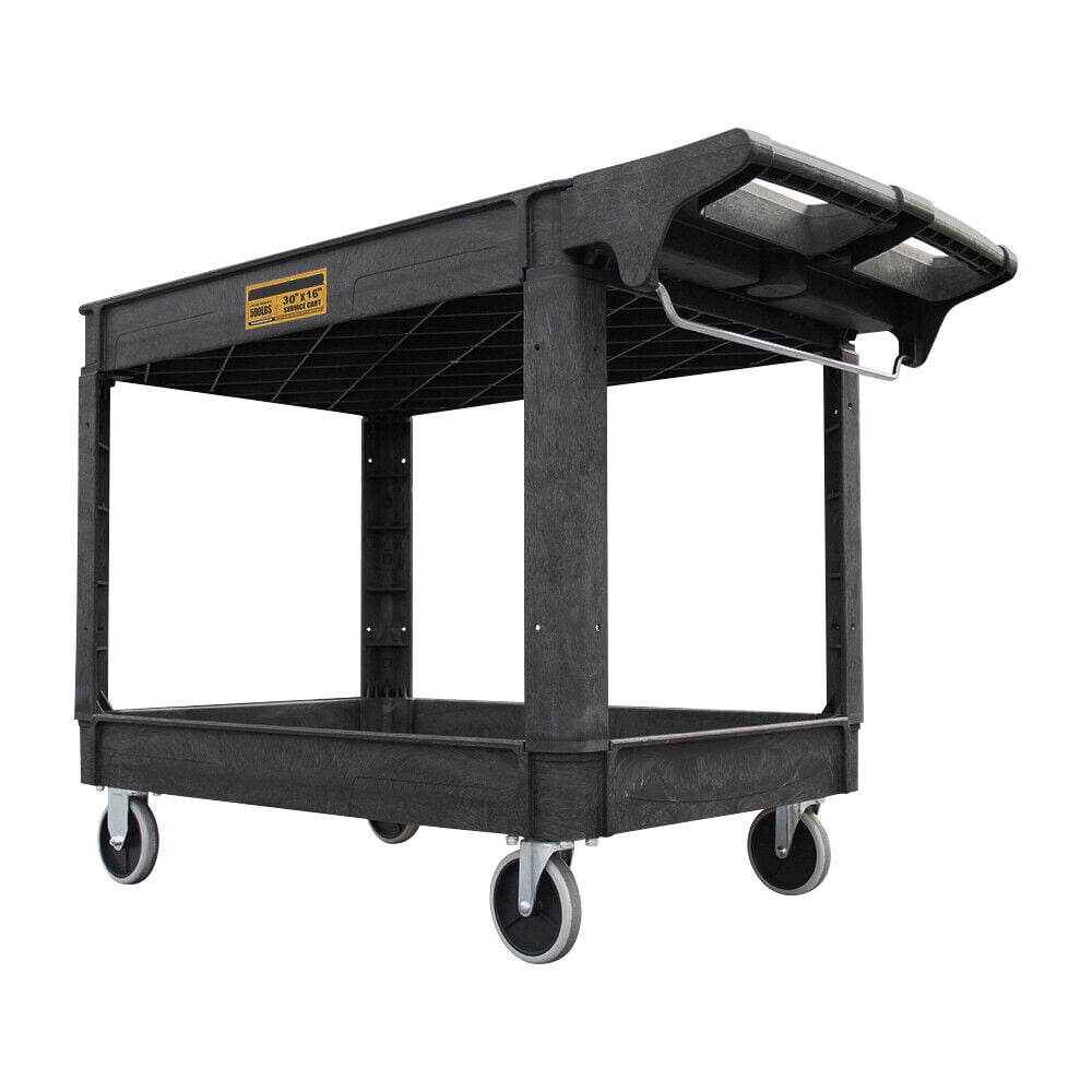 Utility Carts Heavy Duty Service Tool Cart Services Cart 2-Shelf 500lbs ...