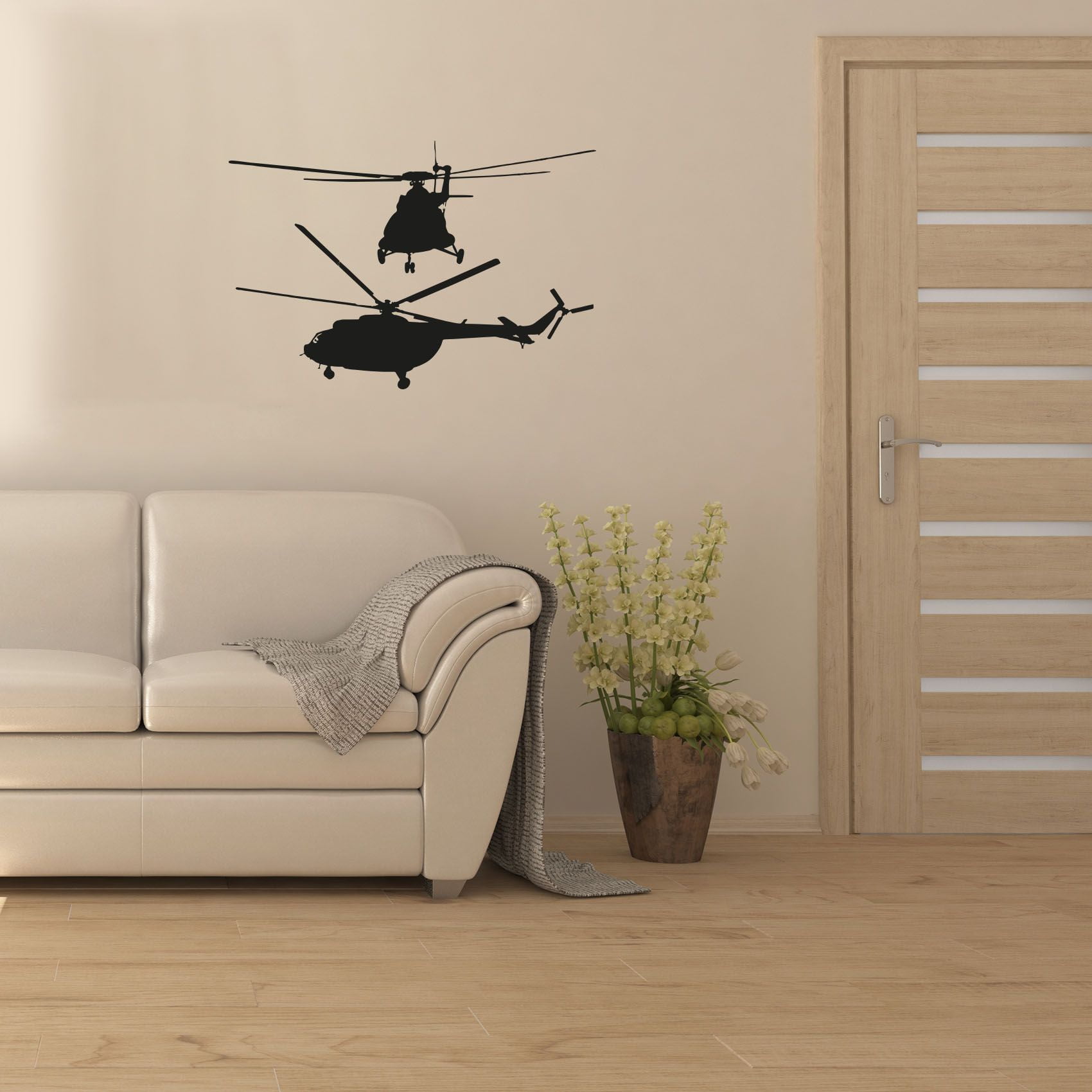 Utility Helicopter Flying Private Helicopter Silhouette Helicopters ...