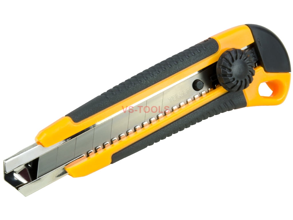 Utility Knife Ratchet Retractable Snap Off Razor Blade Box Cutter Tool ...