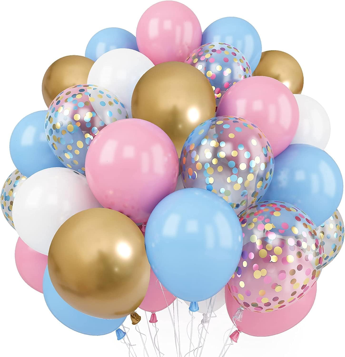 Metallic Balloons Pearl Macaron Baby Blue Balloon Light Blue Mixed ...