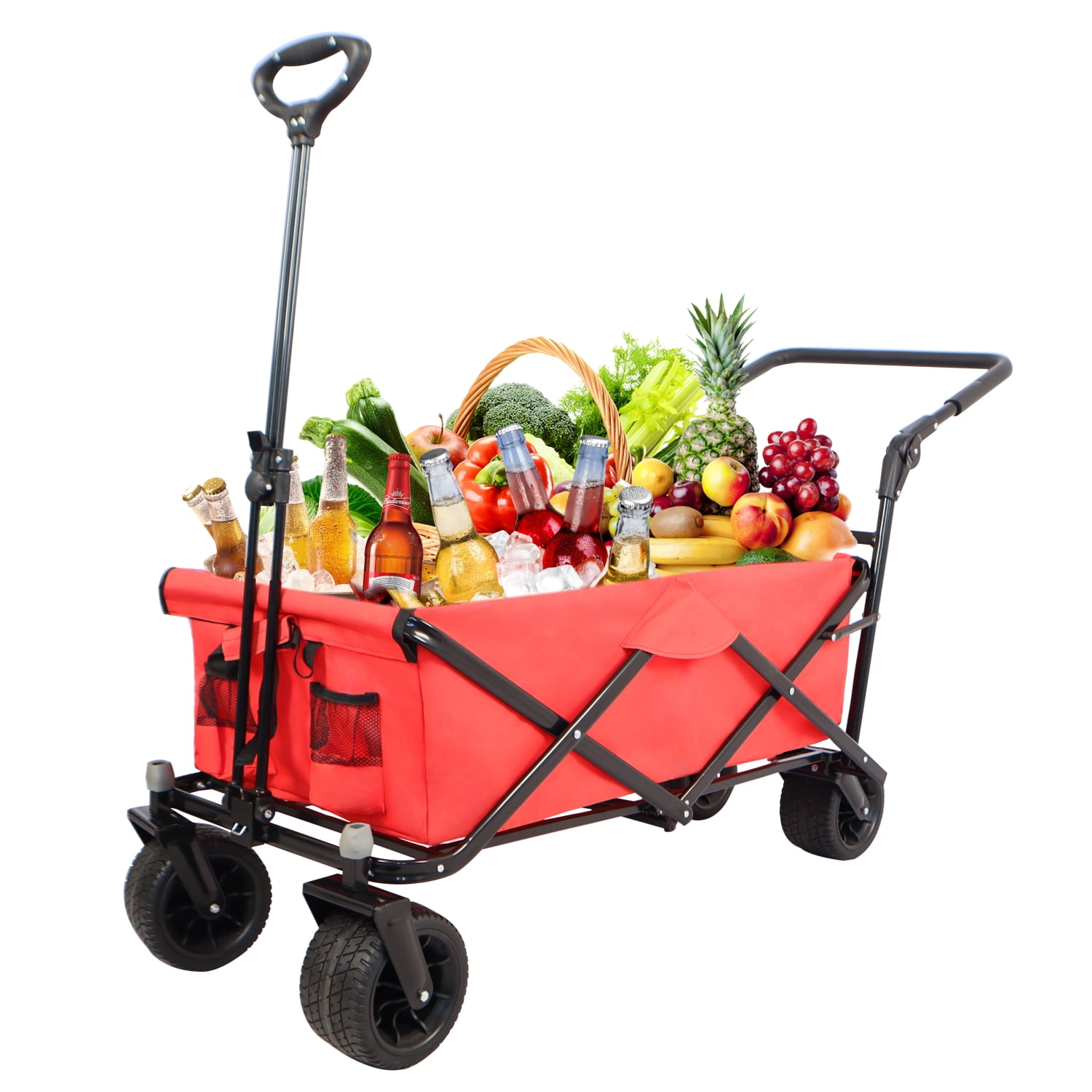 Utility Park Garden Cart Tool Customized Color Folding Camping Trolley ...
