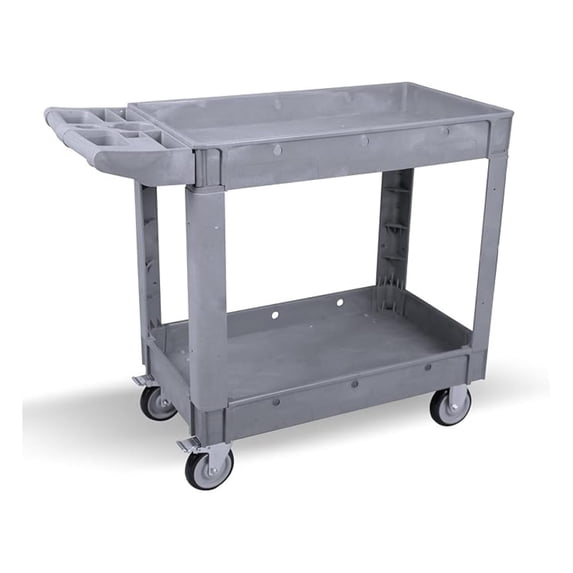 Utility Rolling Tool Cart, 40 x 17-Inch Plastic Rolling Carts, Huge ...