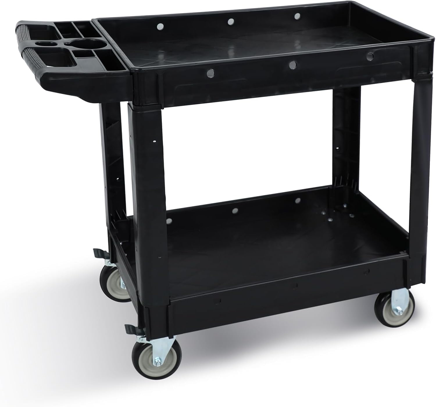 Utility Rolling Tool Cart, 40 x 17-Inch Plastic Rolling Carts Huge ...