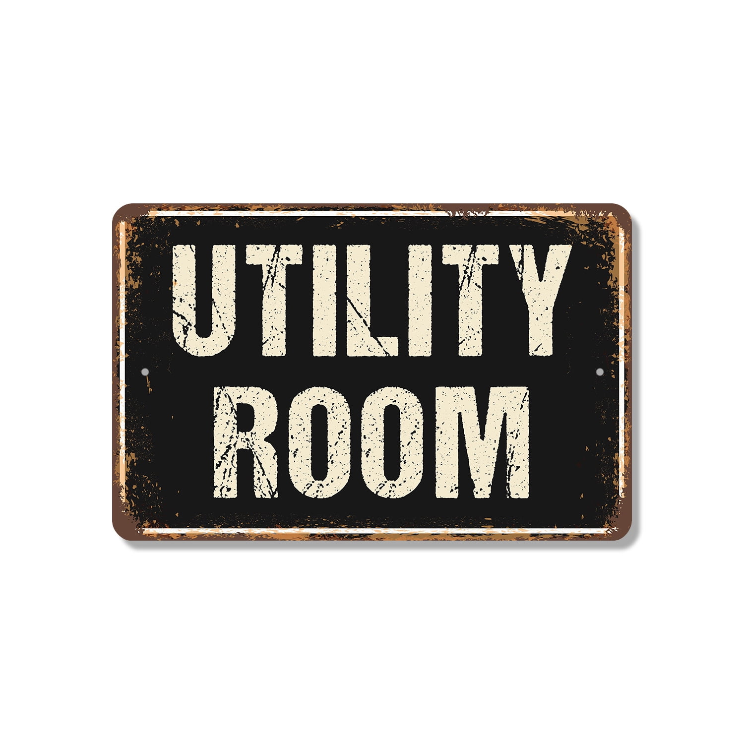 Utility Room Street 10 Inch x 14 Inch Novelty Plastic Sign Tools Towels ...