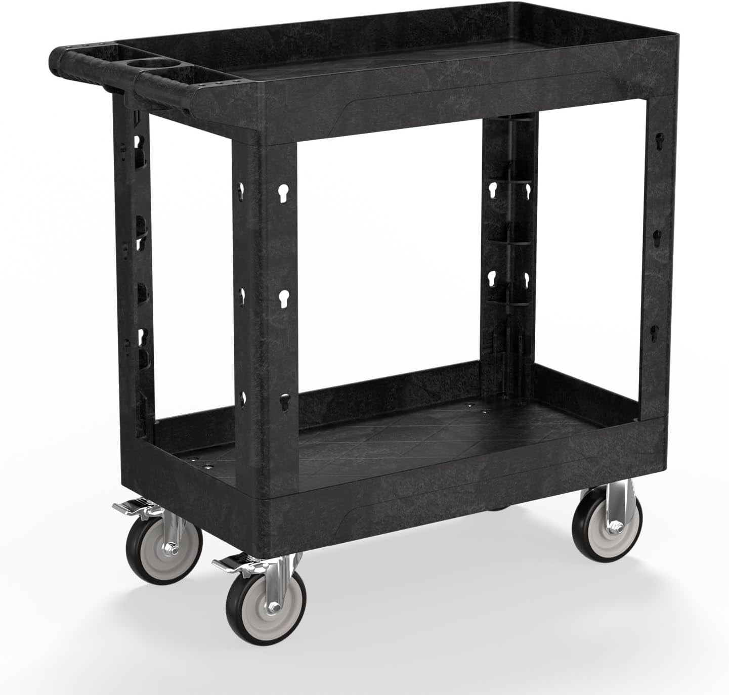 Utility Service Cart, Heavy Duty Tool Cart，Full Swivel Wheels,1000lbs ...