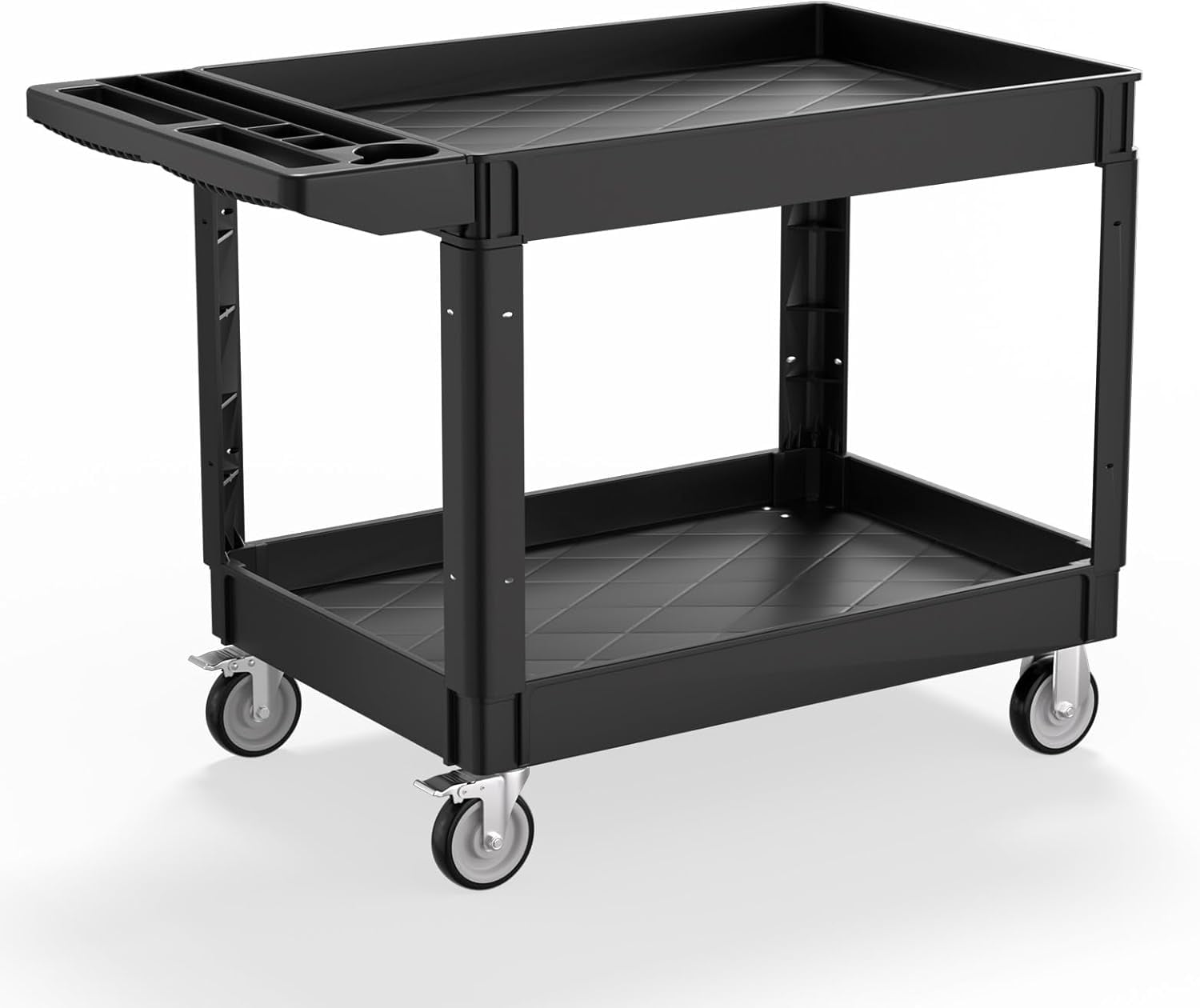 Utility Service Cart, Heavy Duty Tool Cart，Full Swivel Wheels,45"×25",1000lbs Capacity ...