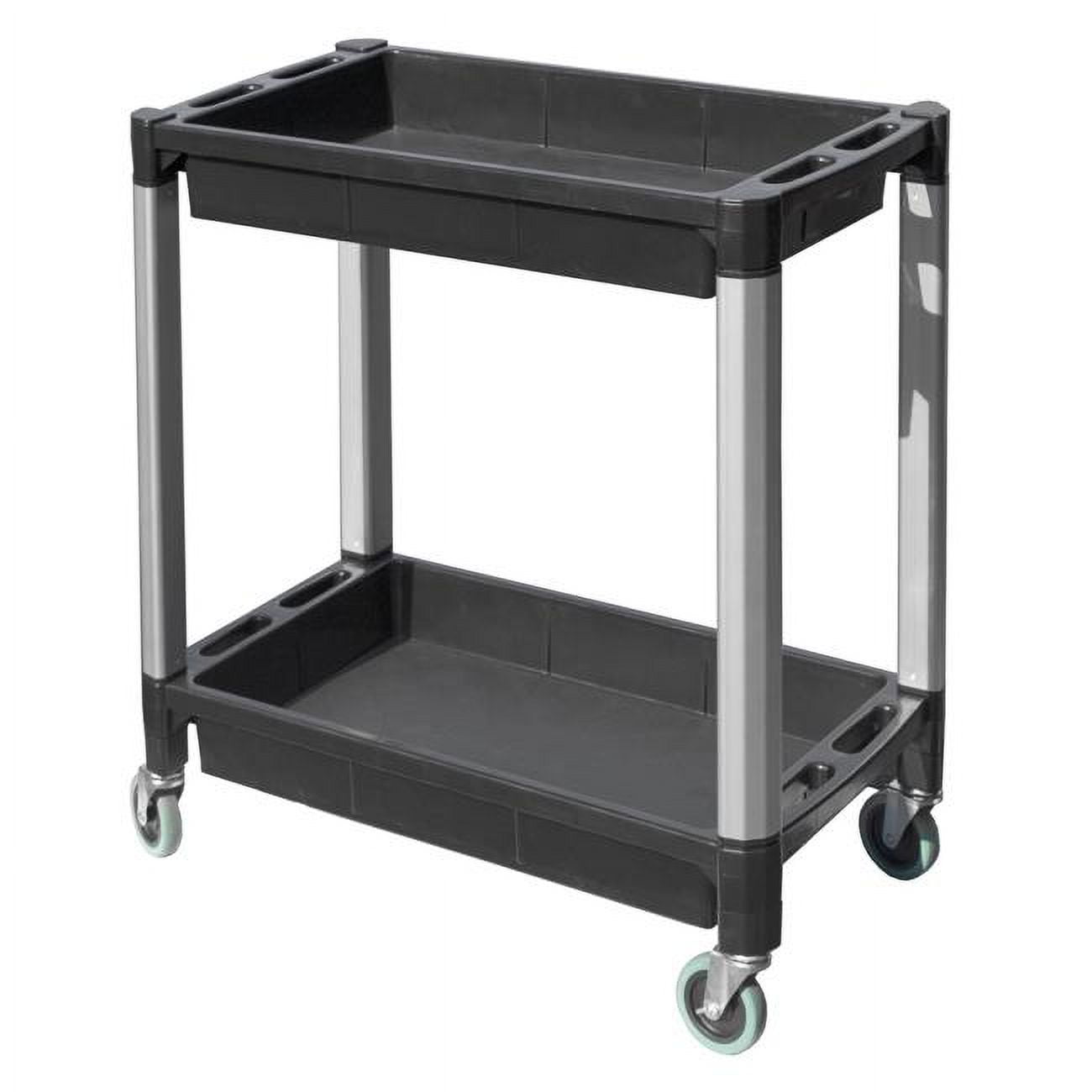 Utility Service Cart with Two Trays - Walmart.com