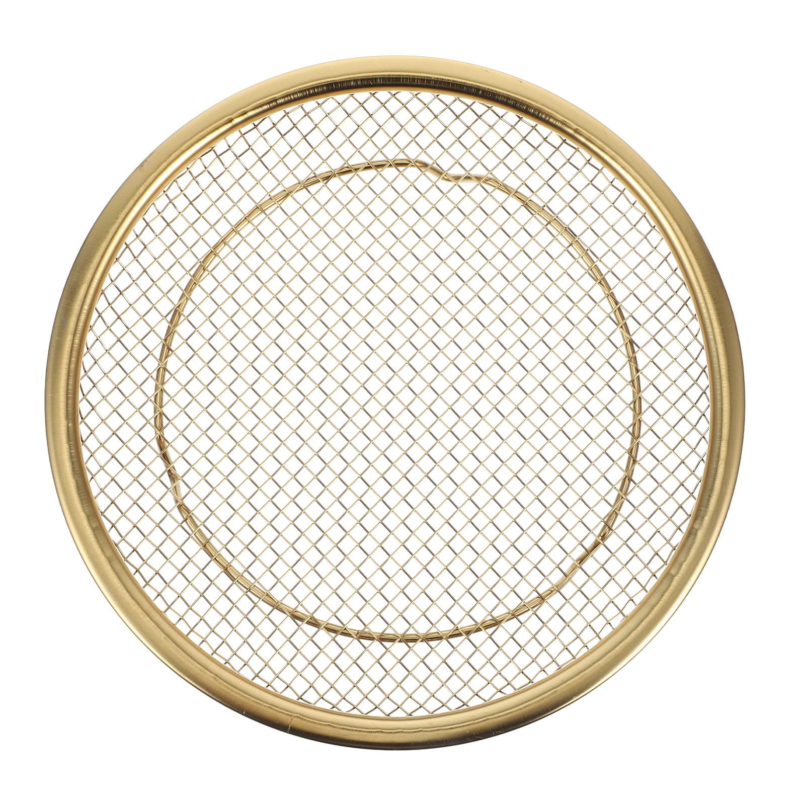 Utility Sink Drain Strainer Fried Food Oil Draining Rack Golden ...